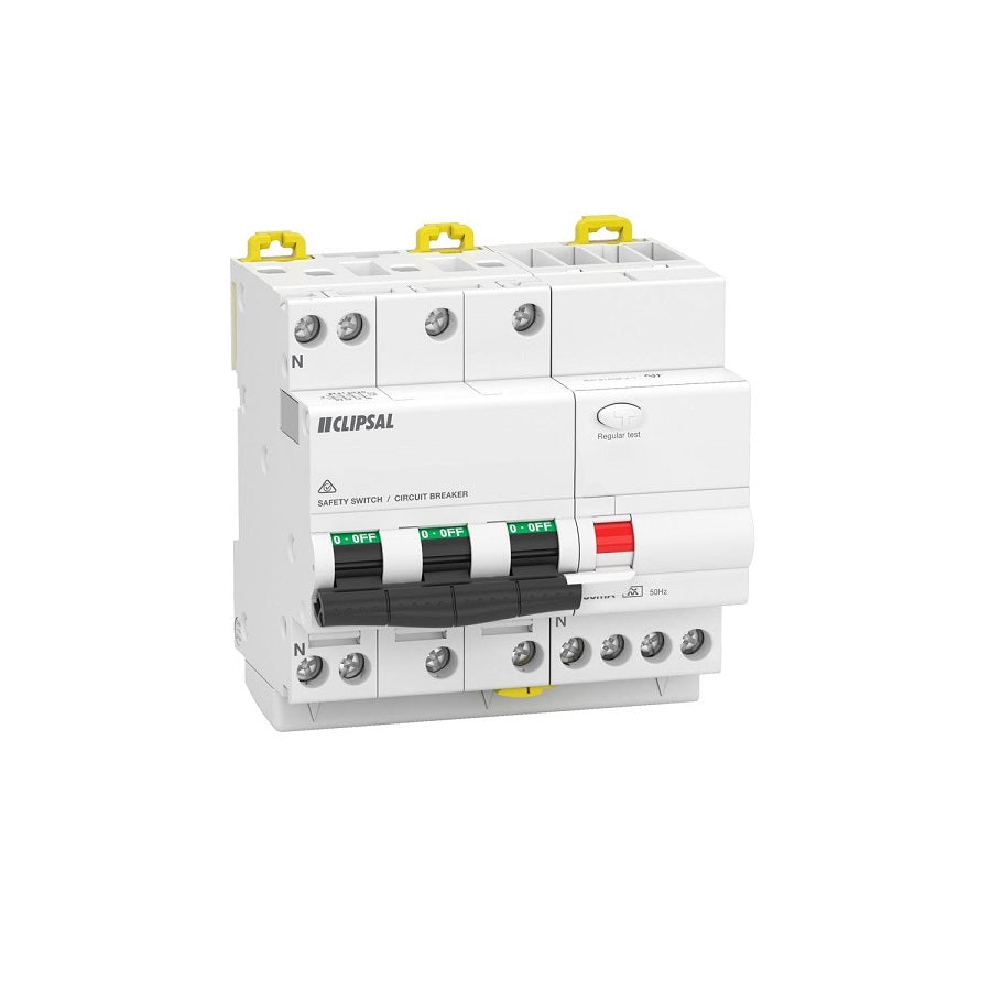 CLIPSAL 4 Pole RCBO 6kA - RCD Circuit Breaker – KDAC ELECTRICAL SUPPLY